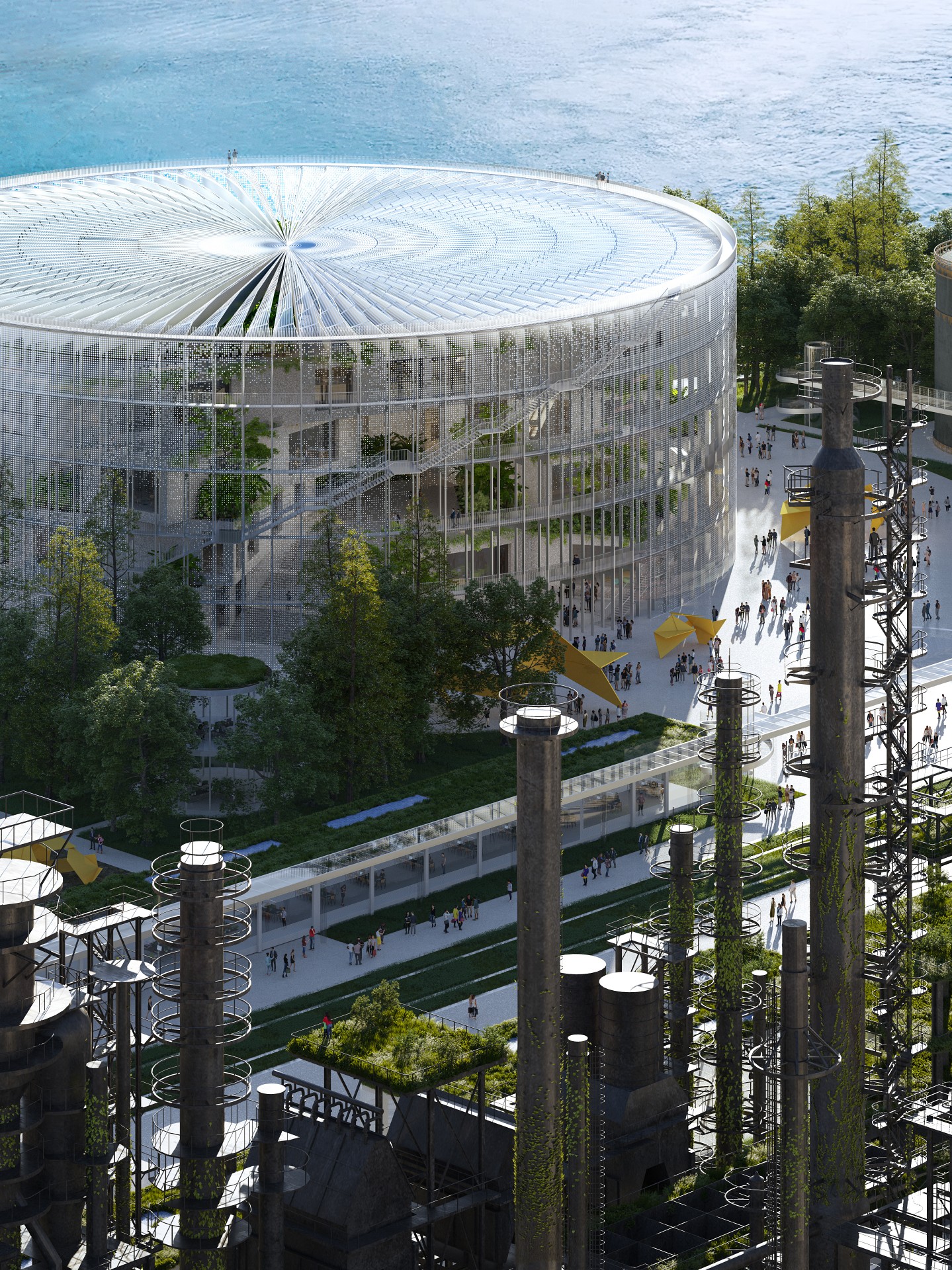 Hangzhou Oil Refinery Factory Park: From ‘fossils’ to renewable energy ...